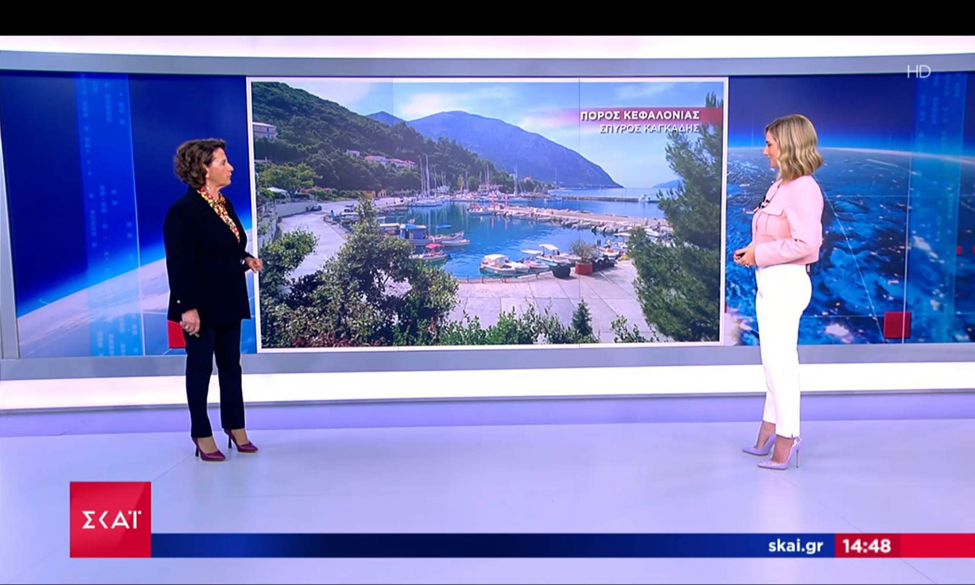 Το πανέμορφο λιμανάκι του Πόρου Κεφαλονιάς στον ΣΚΑΪ (βίντεο - εικόνες ...