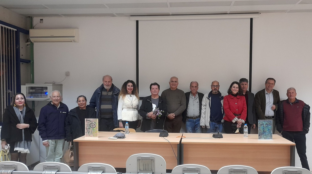 Η τιμητική εκδήλωση για τον Κεφαλονίτη εικαστικό Κώστα Ευαγγελάτο στο ...